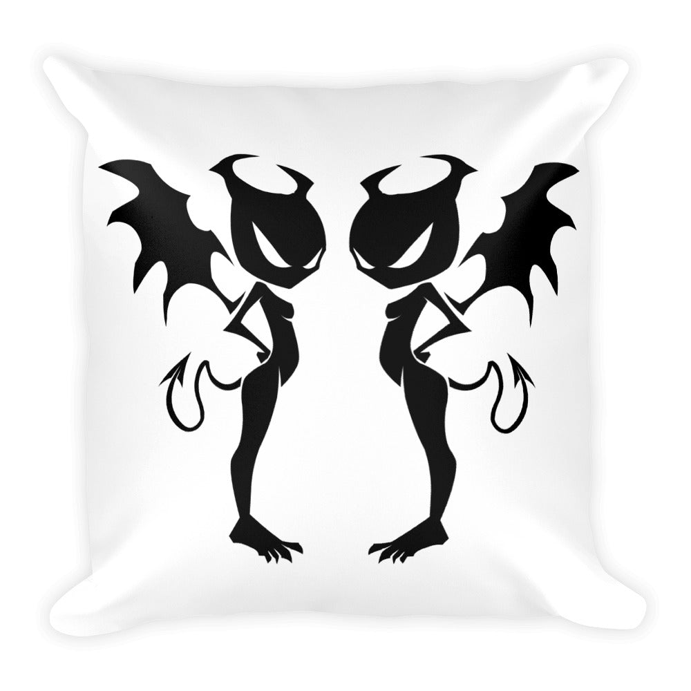 Lil Demon 2 Sided Square Pillow (Center) – Akumi Store