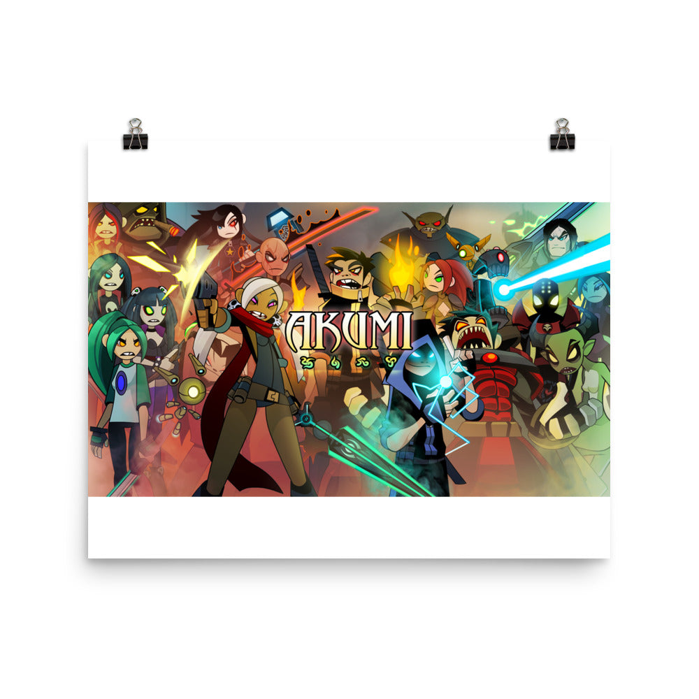 Akumi Wars Beginning Poster – Akumi Store
